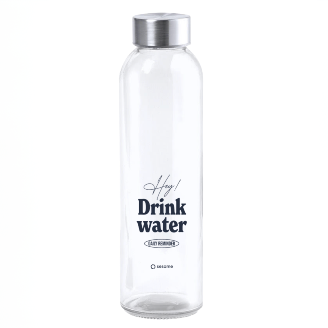 Botella "Hey, drink water" – Sesame Store